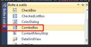 Comment remplir un ComboBox | Electronique71.com