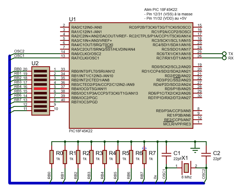 PIC18F45K22 – mode Rx | Electronique71.com